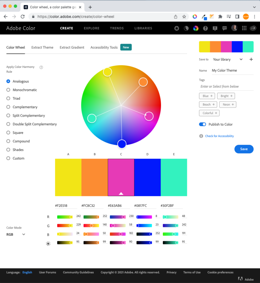 How to Get Colors Schemes in Adobe XD (or even Figma too!) – uLearn