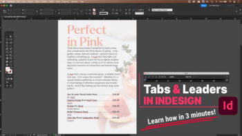 How to Use Tabs and Leaders in InDesign: A Complete Guide – uLearn